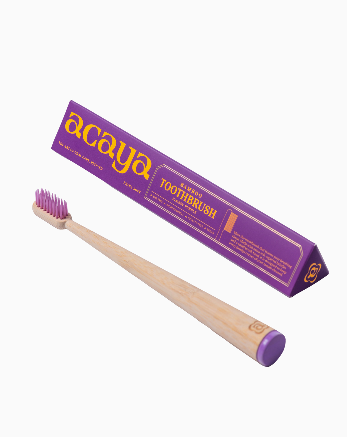 Flossy Purple Toothbrush – ACAYA