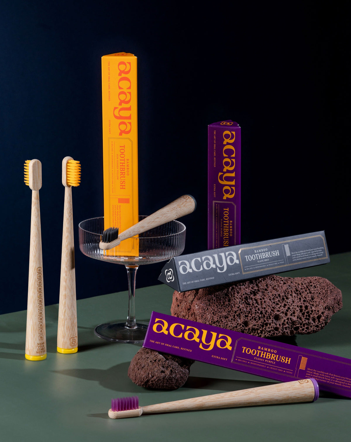 Suave Grey Toothbrush – ACAYA